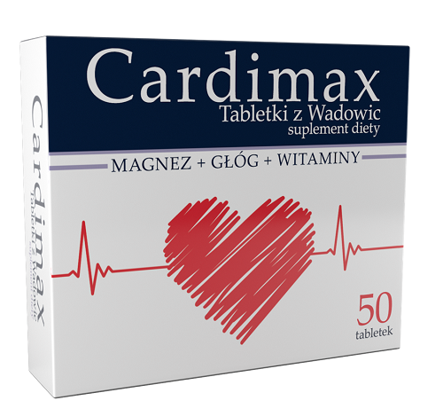 CARDIMAX Tabletki z Wadowic 50 tabletek - cena i opinie - AptekaZawiszy.pl