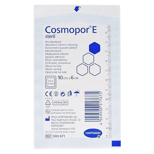 COSMOPOR E Opatrunek jałowy 10cm x 6cm, 1 szt. cena, opinie, wskazania ...