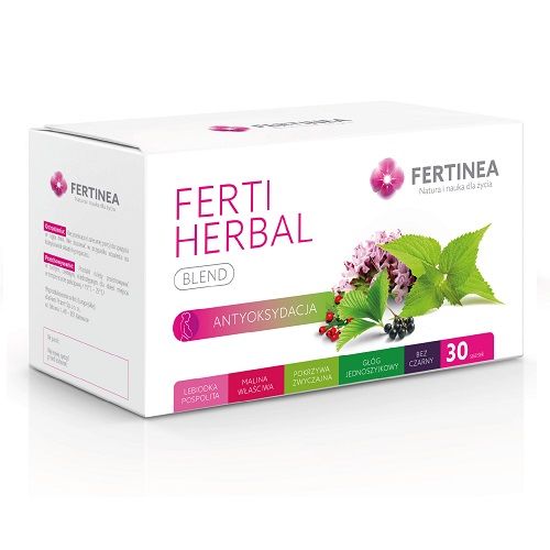 FERTINEA FERTI Herbal Blend 30 saszetek - cena i opinie - AptekaZawiszy.pl
