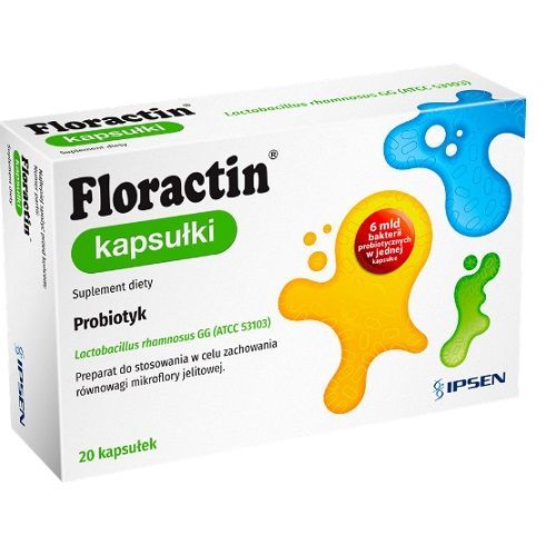 FLORACTIN 20 kapsułek - cena i opinie - AptekaZawiszy.pl