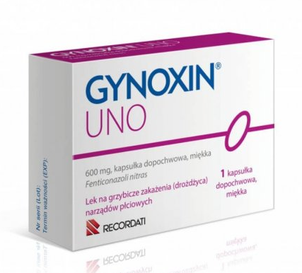 GYNOXIN UNO 600 mg 1 globulka dopochwowa - cena i opinie - Apteka ...
