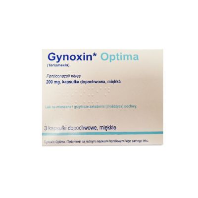 Gynoxin Optima (Terlomexin) 200 mg, 3 kapsułki dopochwowe miękkie cena ...