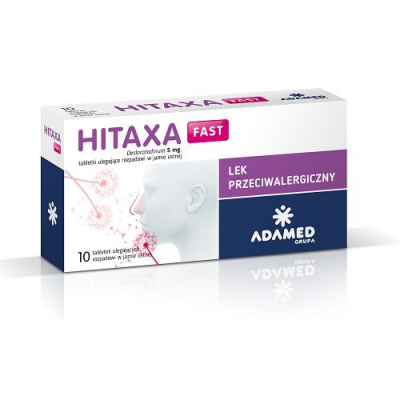 HITAXA FAST 5 mg 10 tabletek ulegających rozpadowi w jamie ustnej ...