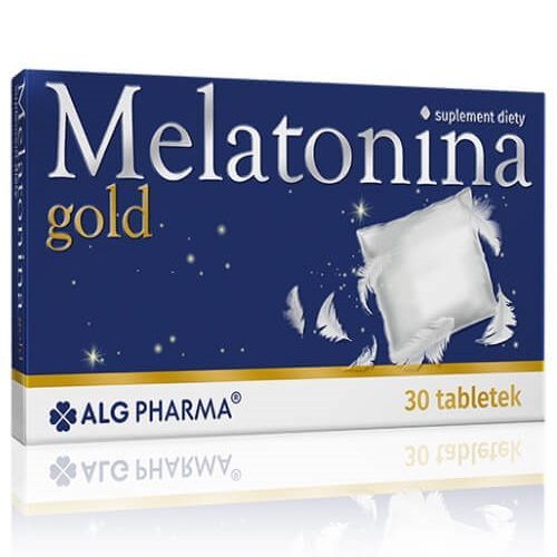 MELATONINA GOLD 30 tabletek ALG PHARMA cena, opinie, wskazania