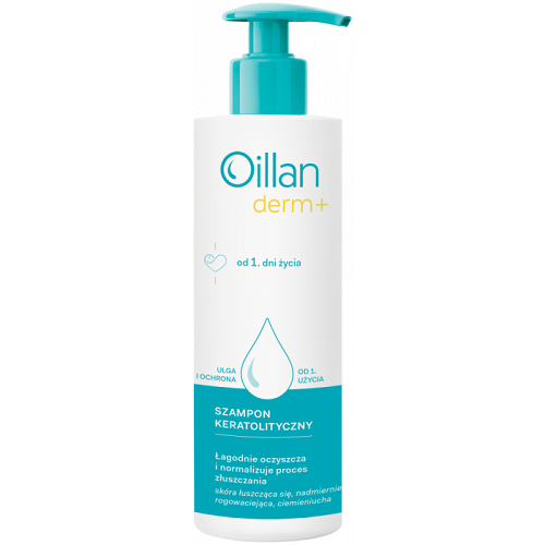 OILLAN DERM+ Szampon keratolityczny od 1. dni życia 180 ml cena, opinie ...