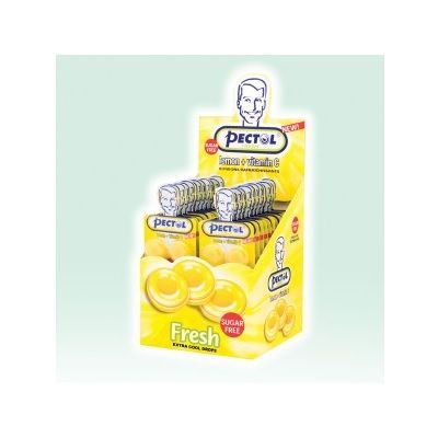 PECTOL LEMON pastylki do ssania bez cukru z witaminą C 8 pastylek ...
