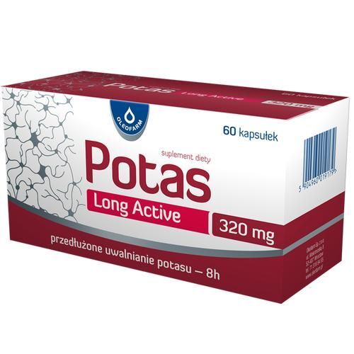 Potas Long Active OleoFarm, 60 kapsułek cena, opinie, wskazania ...