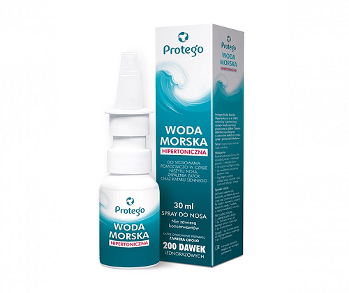 PROTEGO WODA MORSKA Hipertoniczna spray do nosa 30 ml - cena i opinie ...