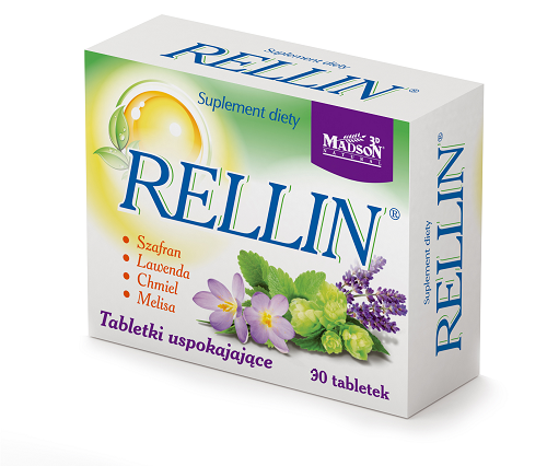 RELLIN tabletki uspokajające 30 tabletek - cena i opinie - Apteka ...