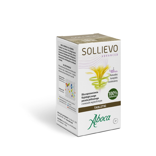 SOLLIEVO ADVANCED 27 tabletek – zdrowe jelita - cena i opinie