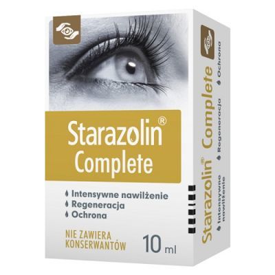 Starazolin Complete 10 ml - nawilżające krople do oczu - cena