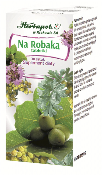 Syrop Na Robaka Herbapol Kraków – 100 ml. Wspiera stan jelit – cena, opinie