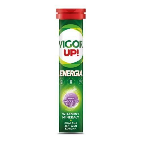 Vigor UP! Energia tabletki musujące o smaku owoców leśnych, 20 szt ...